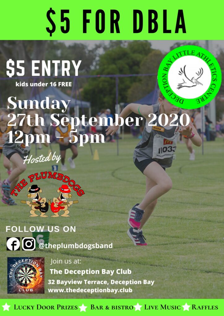 $5 For Charity - Deception Bay Little Athletics | The Deception Bay Club